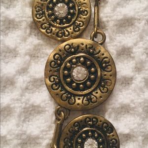 Jewelry | Gold And Crystal Necklace | Poshmark